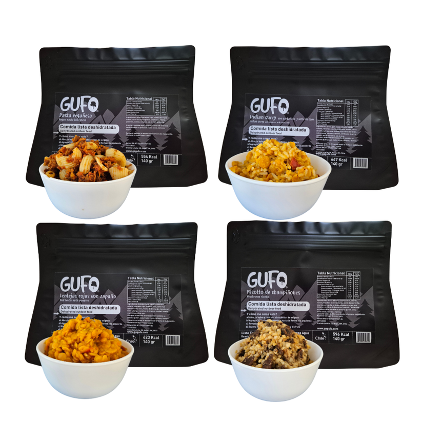 Pack Plant-Based ( 4 cenas ) – Gufo Foods